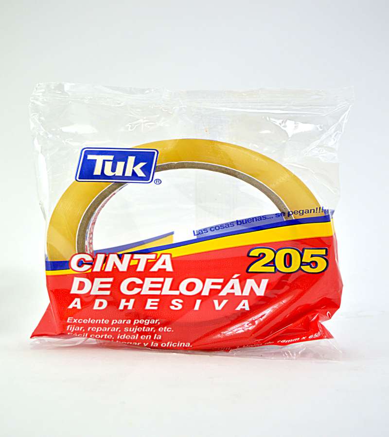 Cinta Tuk 205 18X65 Celofan Transparente – Maplusa