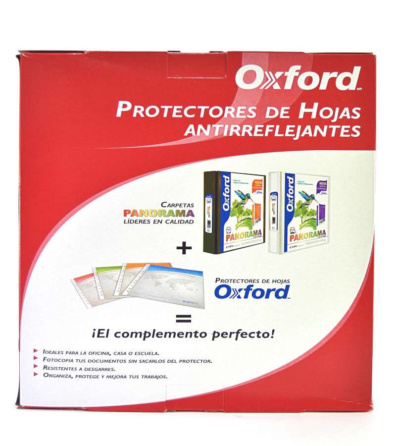 Protector De Hojas Oxford Cta Con 100 – Maplusa