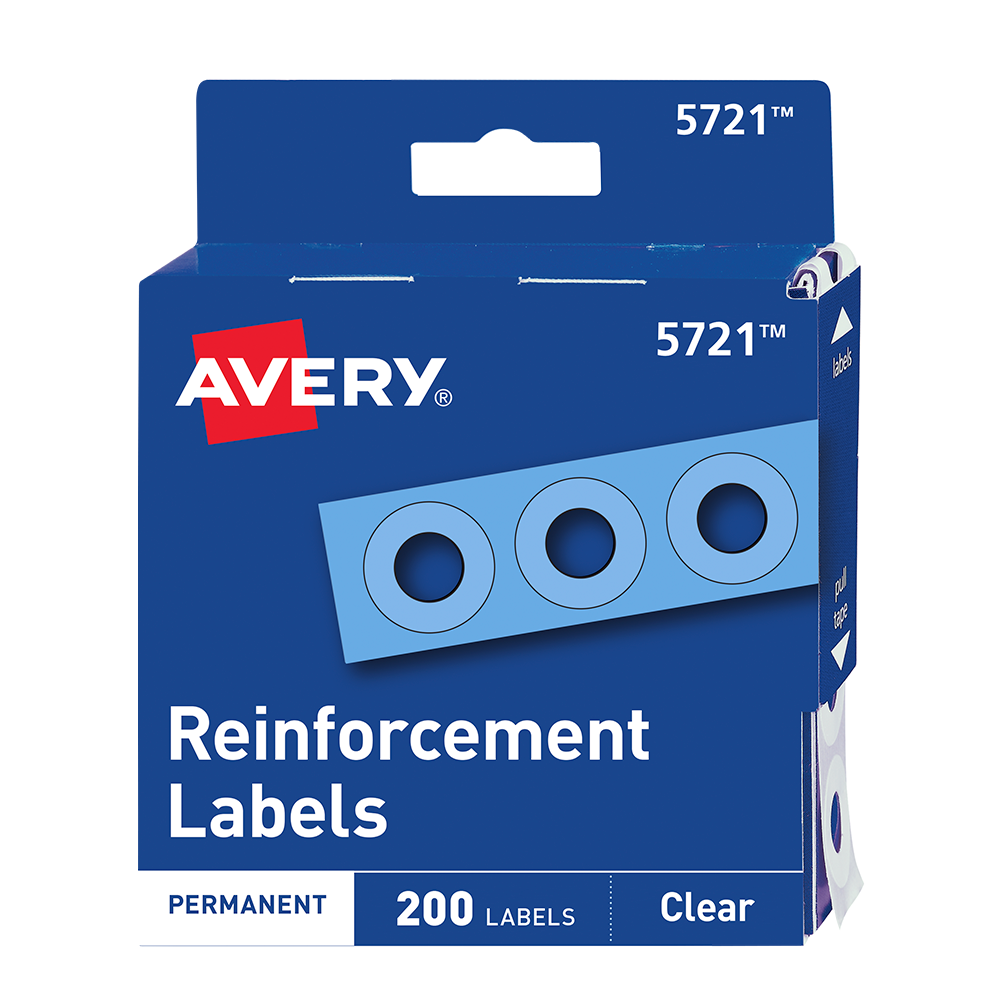 Refuerzo Avery 5721 Con 200 Transparentes – Maplusa