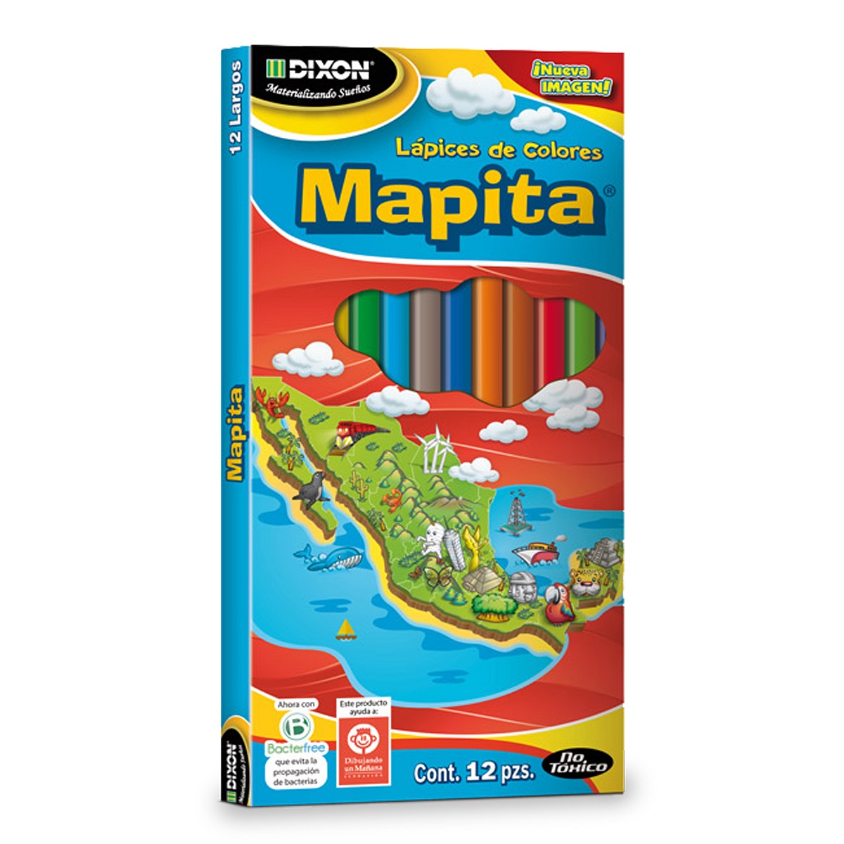 Colores Dixon Mapita Con 12 Largos – Maplusa