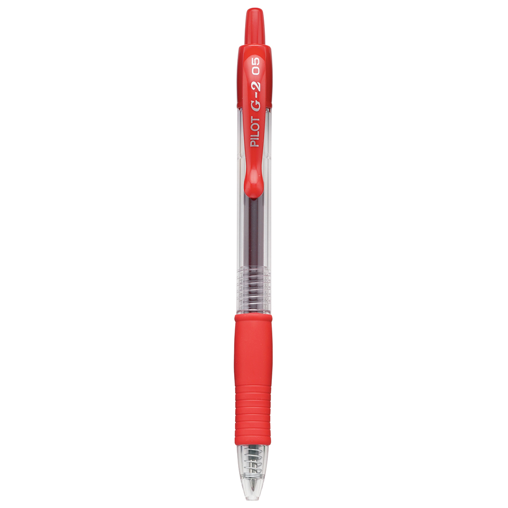 Boligrafo Pilot G2 .5 Rojo Extrafino – Maplusa